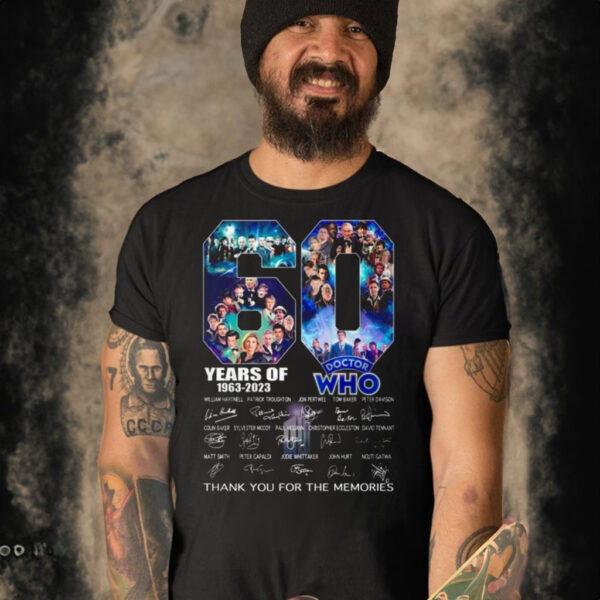 60 Years Of 1963 – 2023 Doctor WHO Signature Thank You For The Memories ...