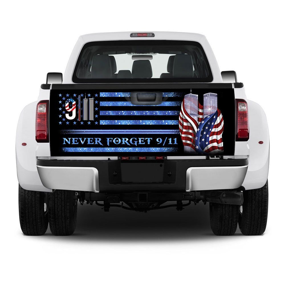 9/11 Never Forget Memorial Truck Tailgate Decal Sticker Wrap DDH2741F ...