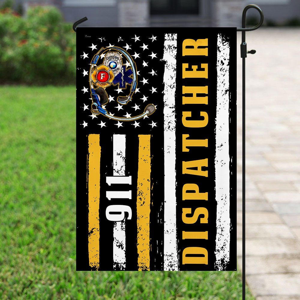 9 11 Dispatcher Thin Gold Line Flagwix™ 911 Dispatcher Flag – Flagwix