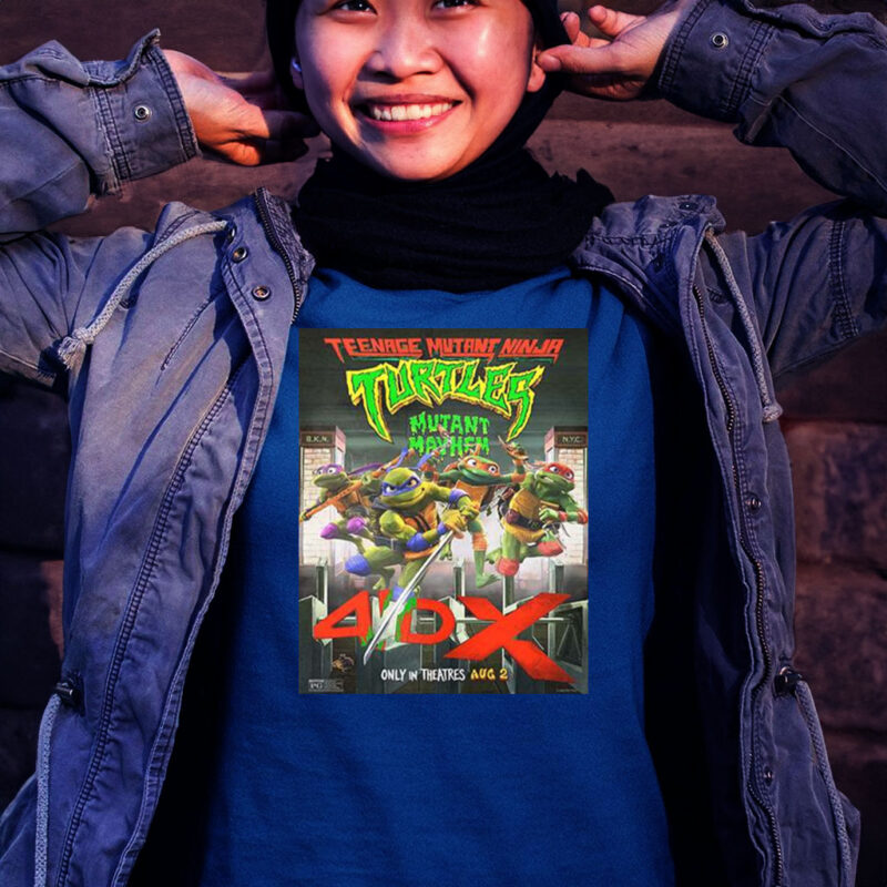 New Poster For Teenage Mutant Ninja Turtles Mutant Mayhem T Shirt - Flagwix
