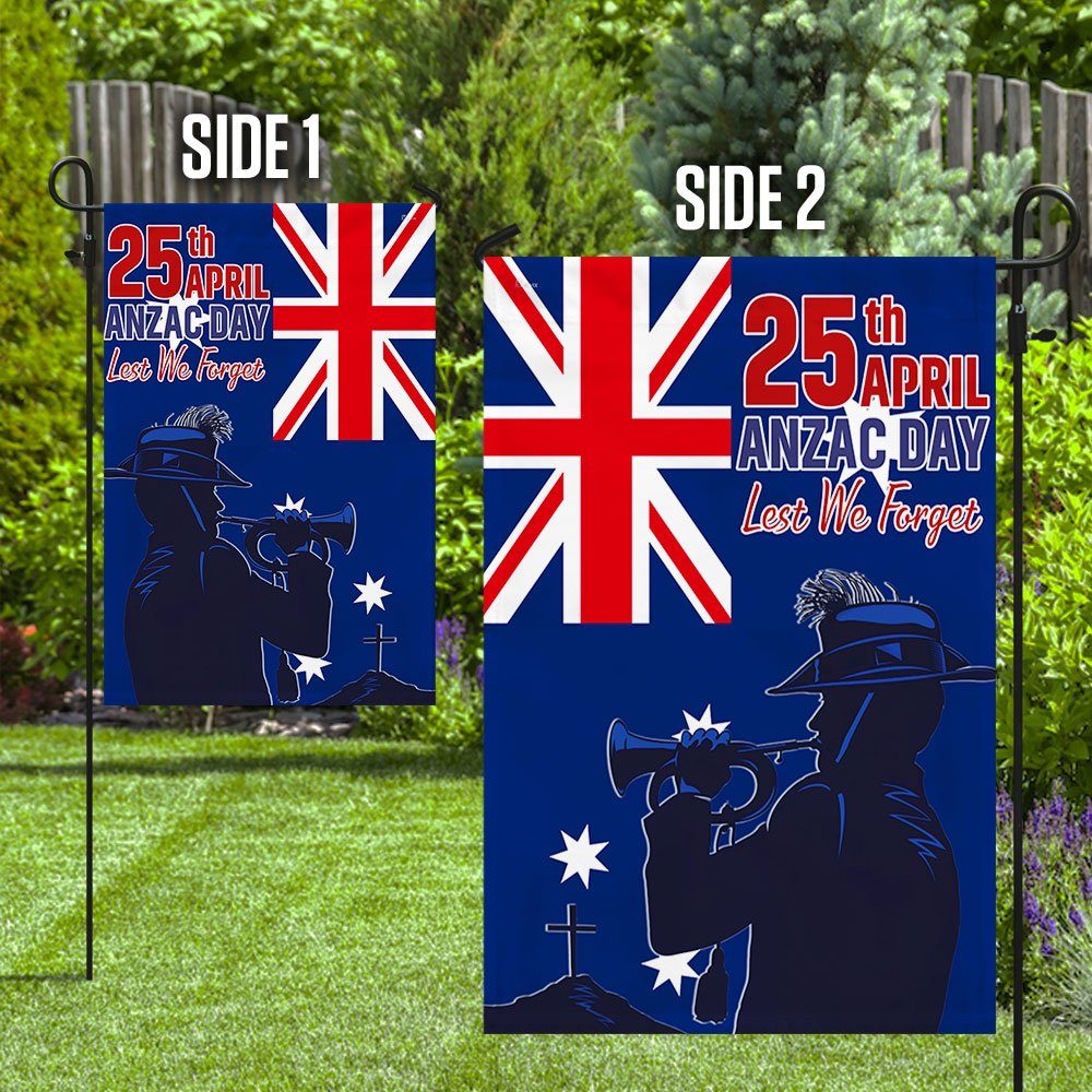 Anzac Day Flag Lest We Forget Remembrance Australian Flag TRL1880F ...