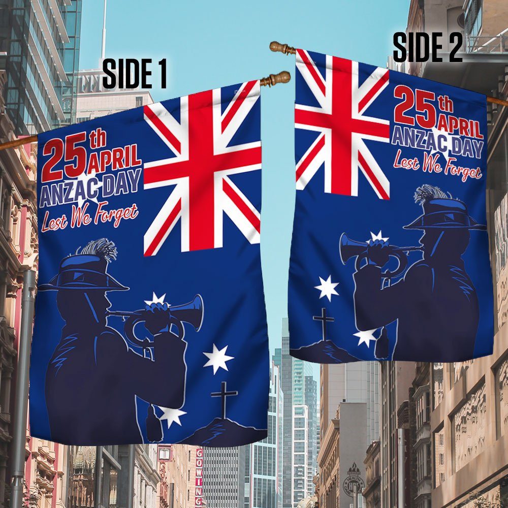 Anzac Day Flag Lest We Forget Remembrance Australian Flag TRL1880F ...
