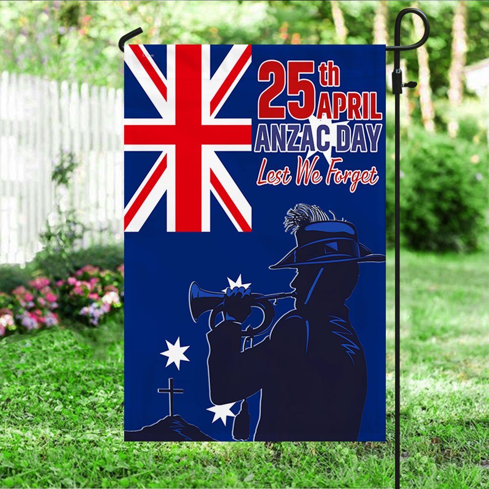 Anzac Day Flag Lest We Forget Remembrance Australian Flag TRL1880F ...