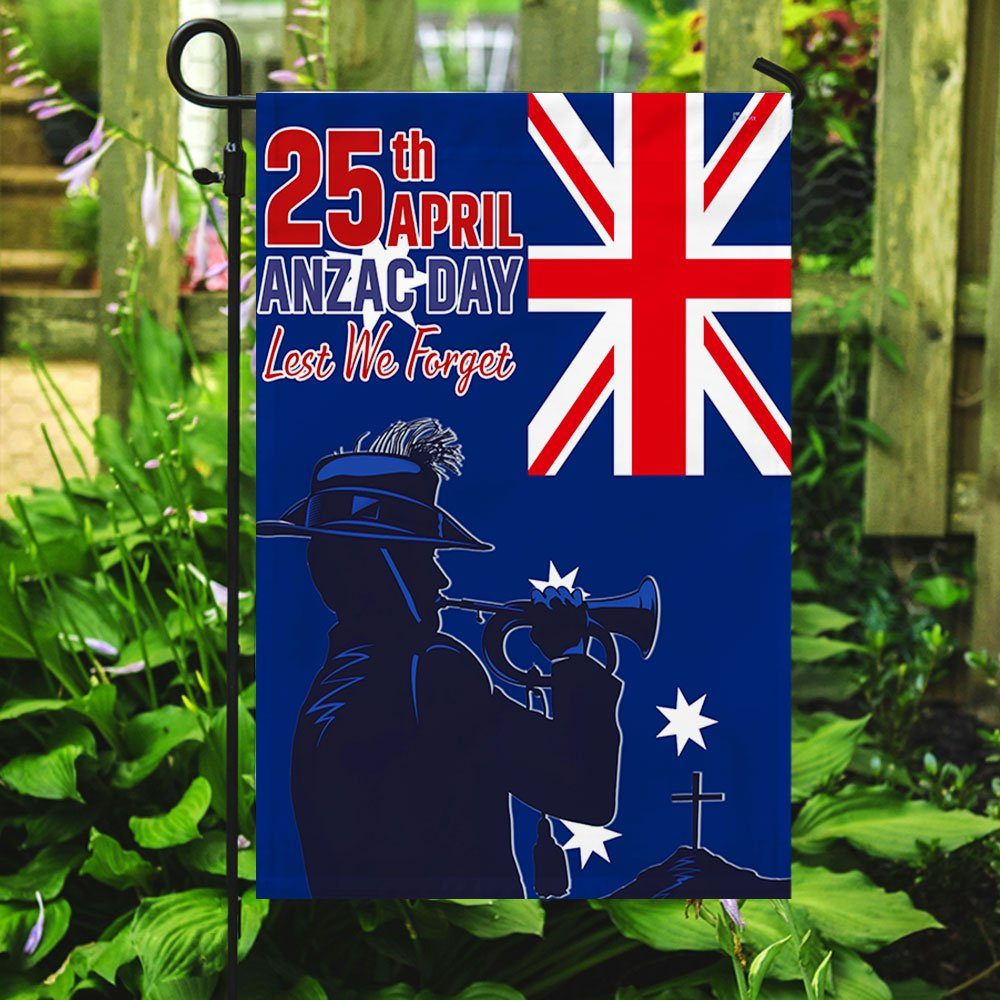 Anzac Day Flag Lest We Forget Remembrance Australian Flag TRL1880F ...