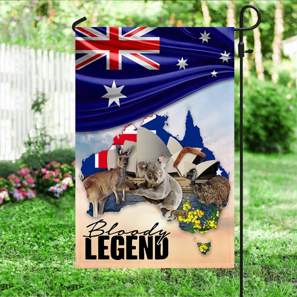Australian Flag Bloody Legend BNN600F - Flagwix