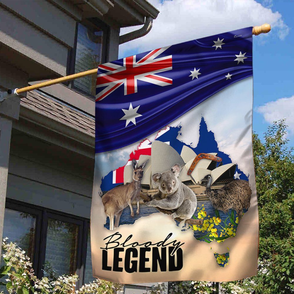 Australian Flag Bloody Legend BNN600F - Flagwix