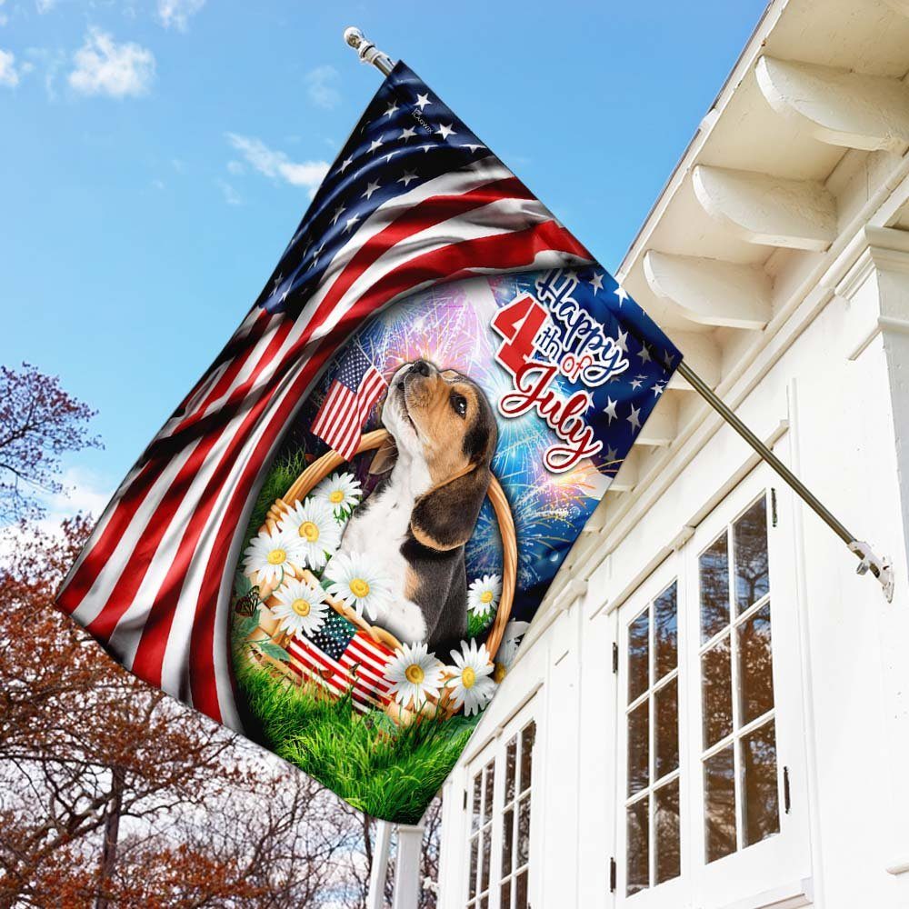 Beagle. Happy 4th Of July Flag – Flagwix
