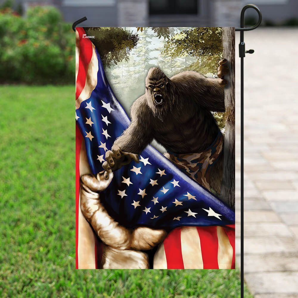 Bigfoot America Flag - Flagwix