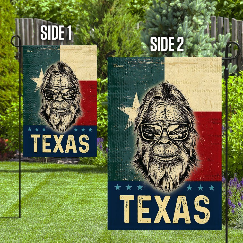 Bigfoot Texas Flag - Flagwix