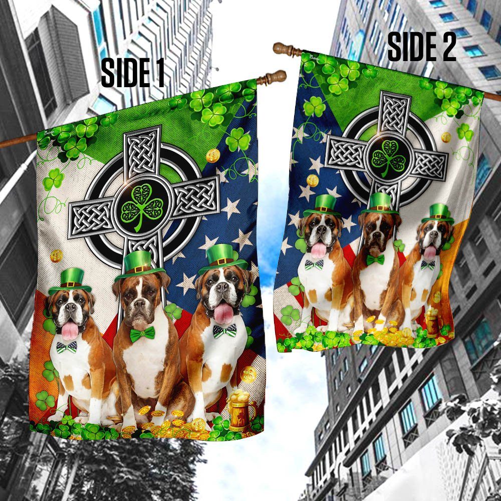 Boxer. Irish Celtic Knot Cross Flag – Flagwix