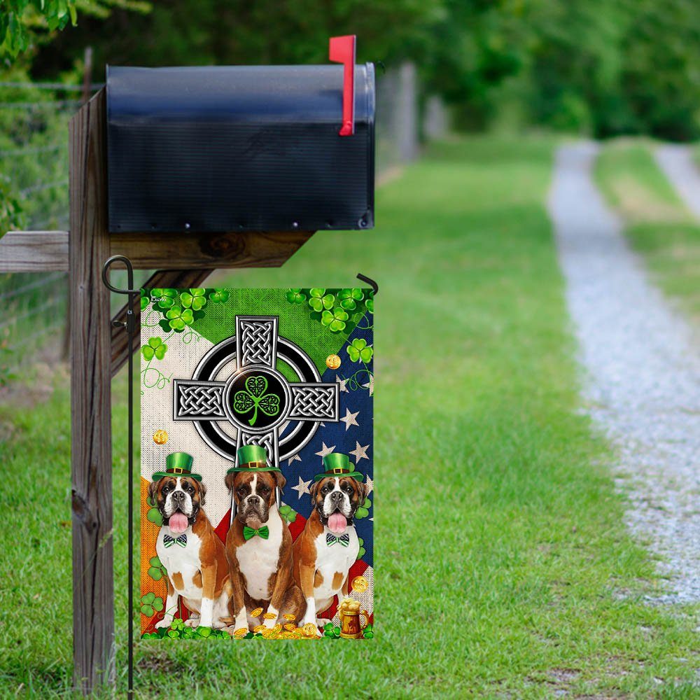 Boxer. Irish Celtic Knot Cross Flag – Flagwix