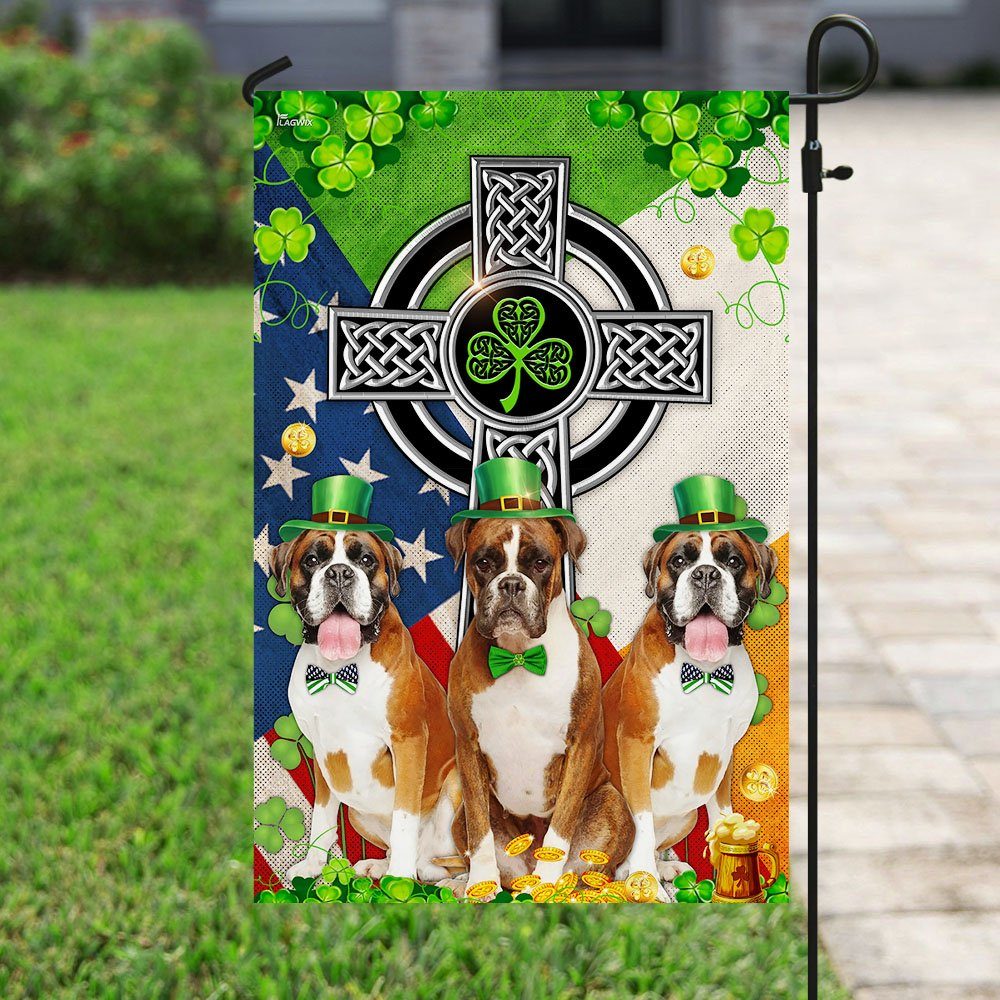 Boxer. Irish Celtic Knot Cross Flag – Flagwix