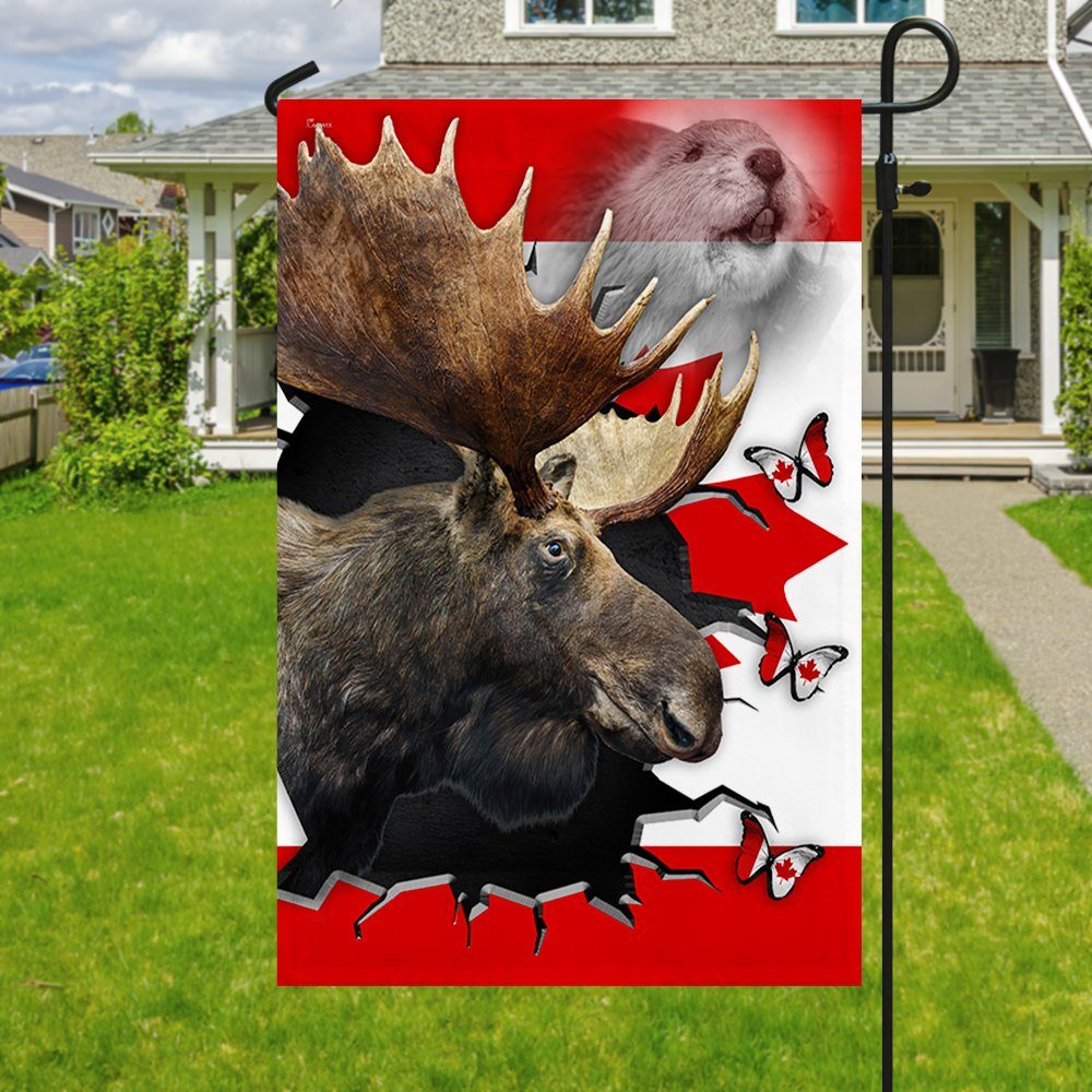 Canada Moose Flag MLN147F - Flagwix
