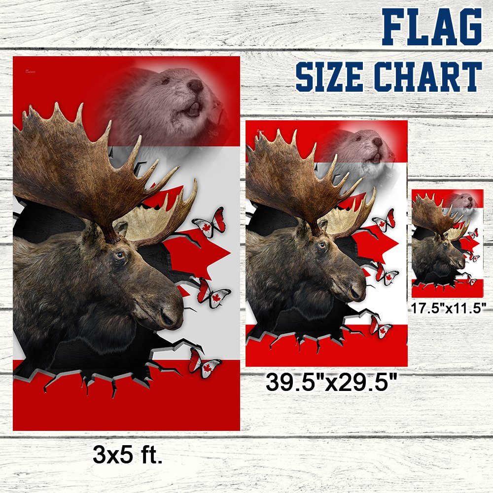 Canada Moose Flag MLN147F - Flagwix