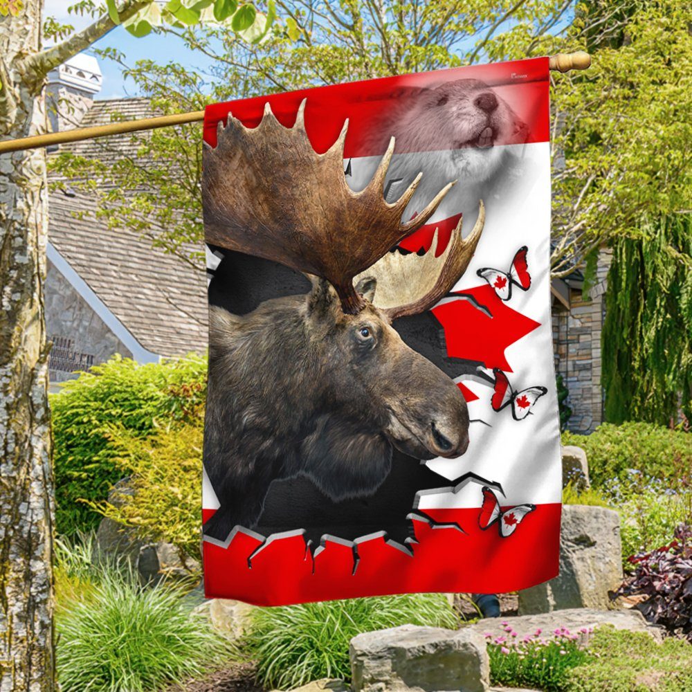 Canada Moose Flag MLN147F - Flagwix