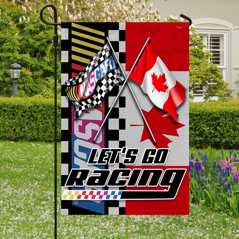 Canada NASCAR's Racing Flag Space LNT137Fv2 - Flagwix
