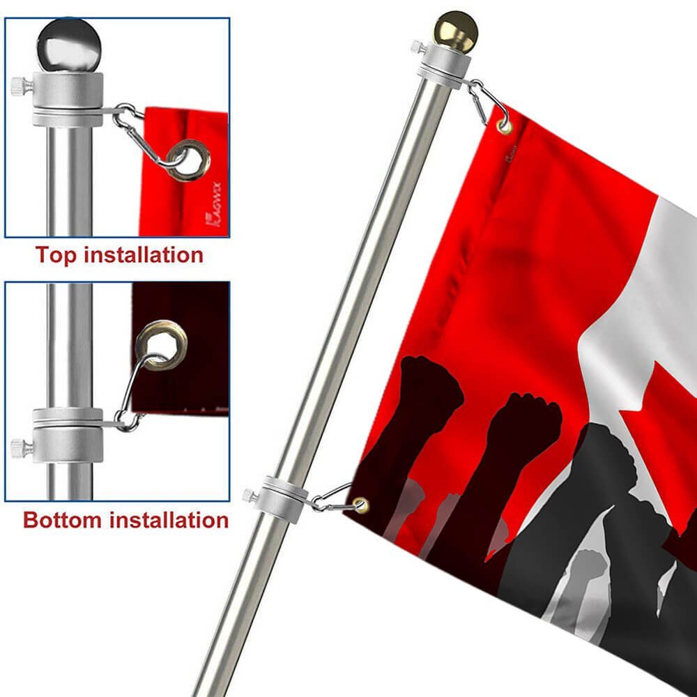 Canadian Flag Support Canadian Grommet Flag TRD1795GF - Flagwix