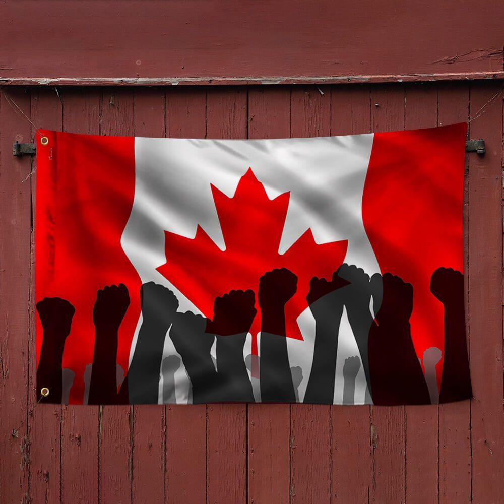 Canadian Flag Support Canadian Grommet Flag TRD1795GF - Flagwix