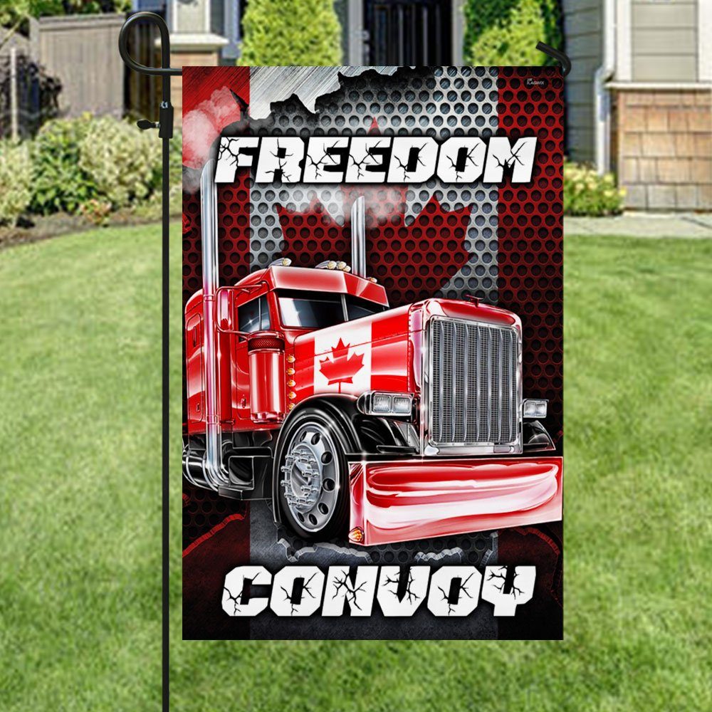 Canadian Trucker Flag Freedom Convoy 2022 DDH3281F - Flagwix