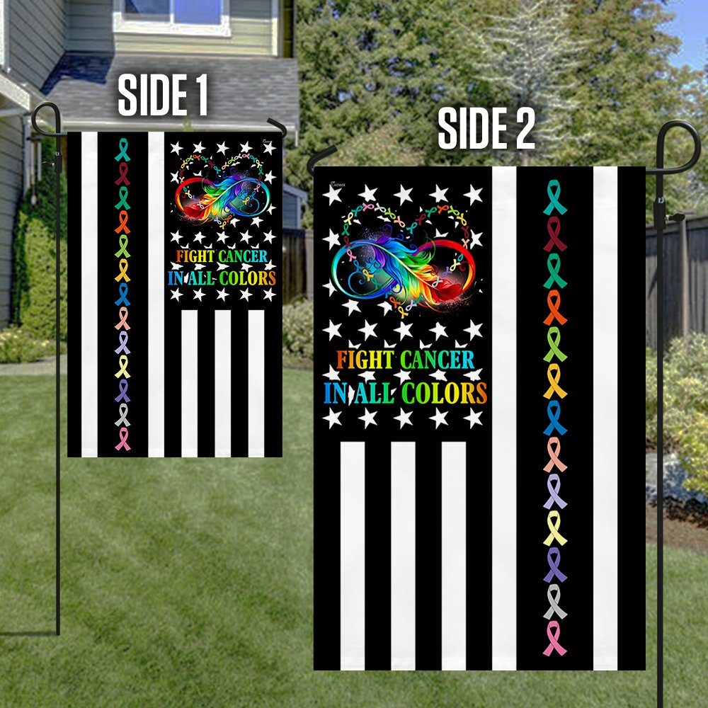 Cancer Awareness Flag Fight Cancer In All Colors Flag TRV1931F – Flagwix