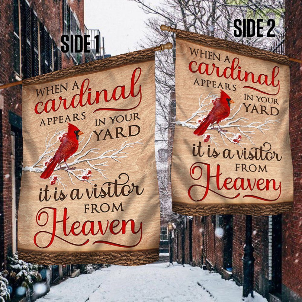 Cardinal Flag When A Cardinal Appears LNT690F - Flagwix