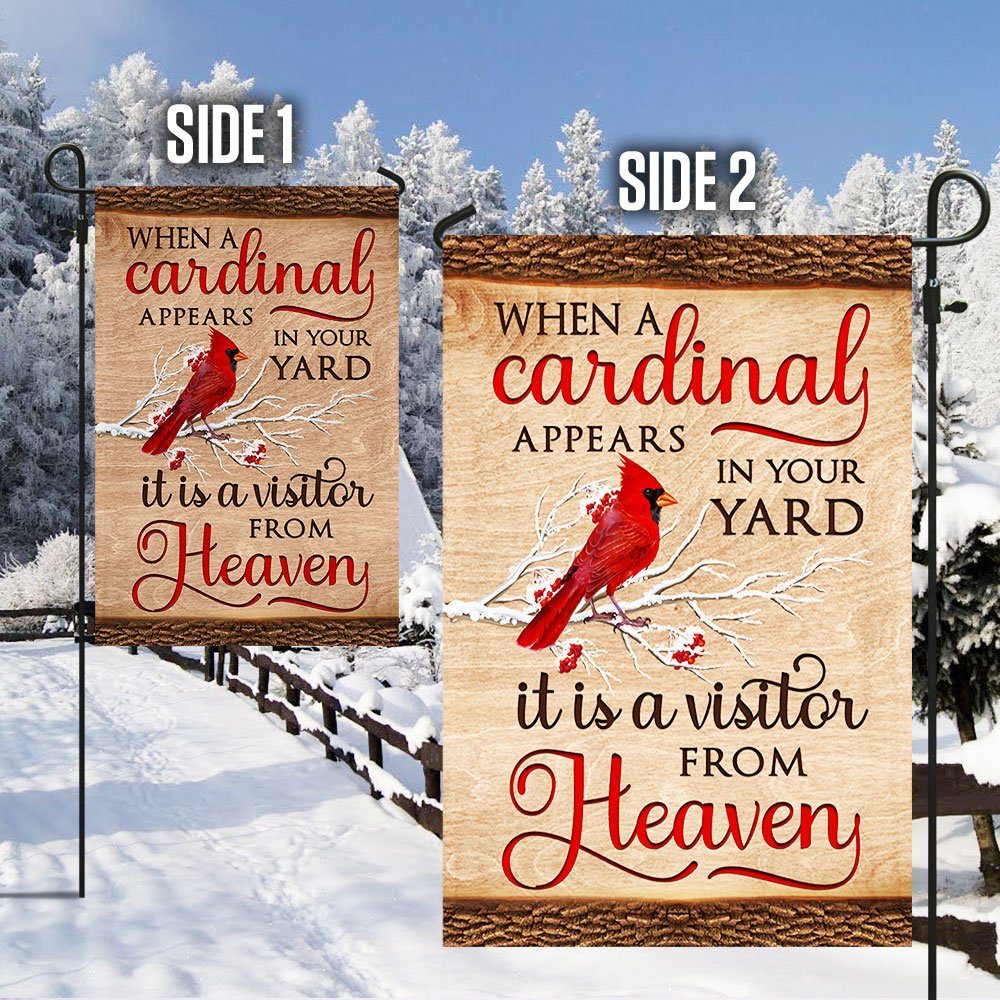 Cardinal Flag When A Cardinal Appears LNT690F - Flagwix