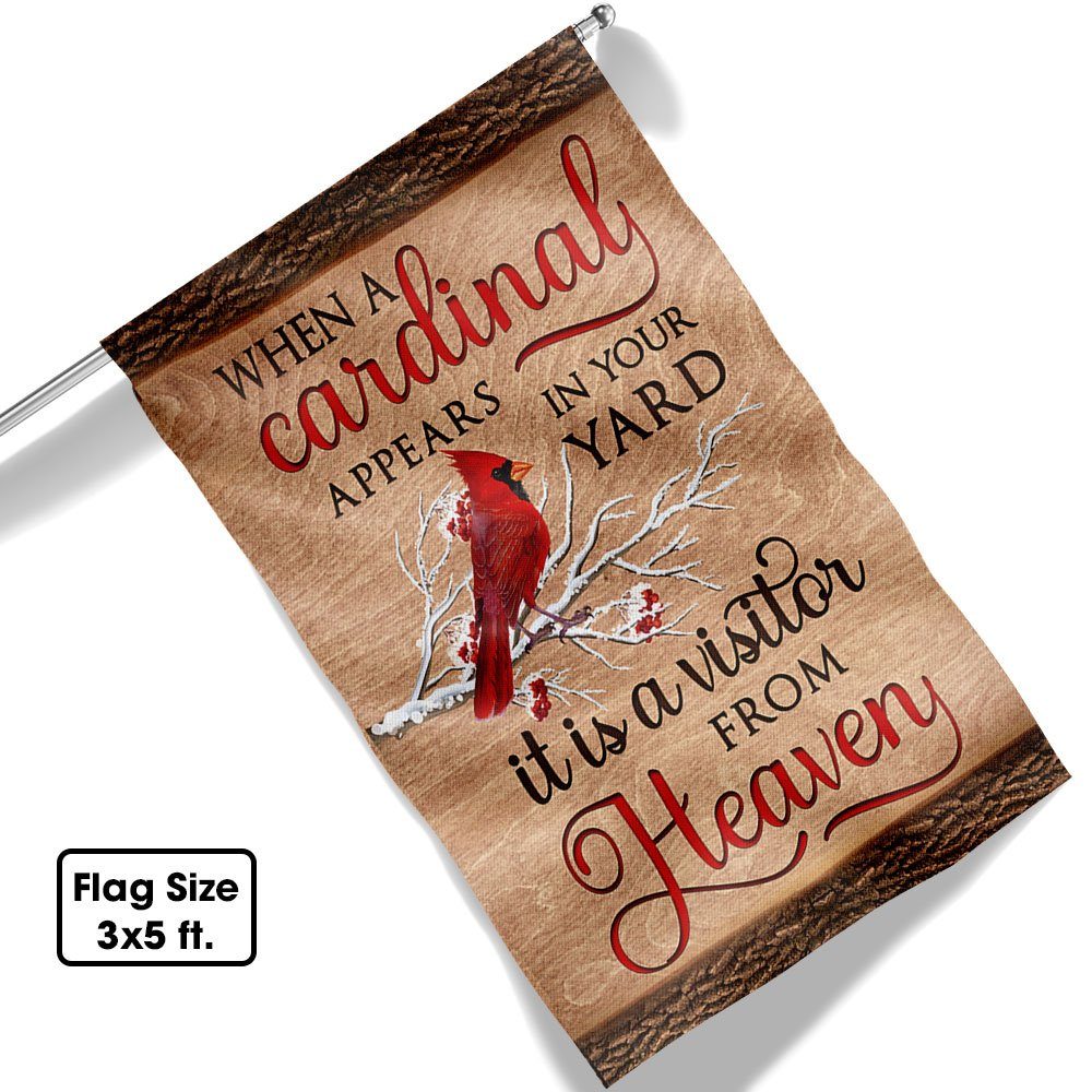 Cardinal Flag When A Cardinal Appears LNT690F - Flagwix