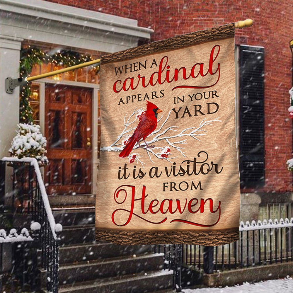 Cardinal Flag When A Cardinal Appears LNT690F - Flagwix