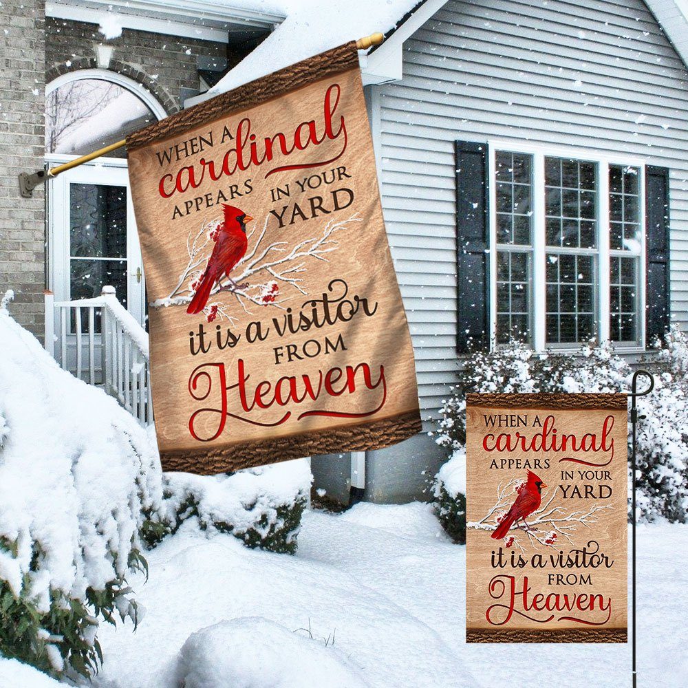 Cardinal Flag When A Cardinal Appears LNT690F - Flagwix
