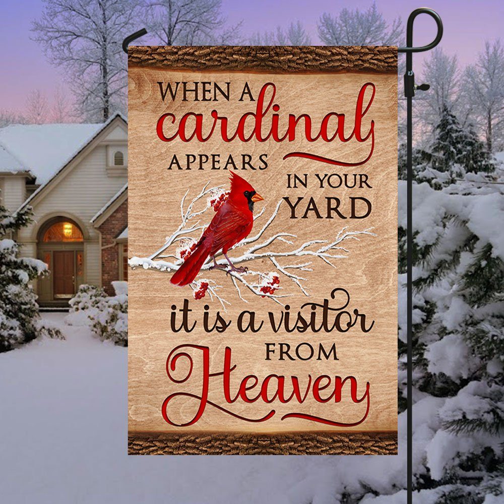 Cardinal Flag When A Cardinal Appears LNT690F - Flagwix