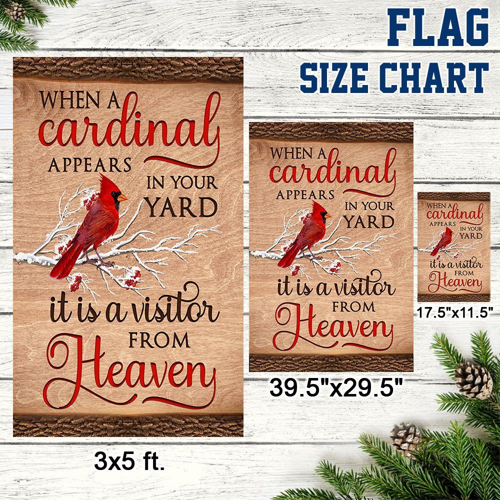 Cardinal Flag When A Cardinal Appears LNT690F - Flagwix