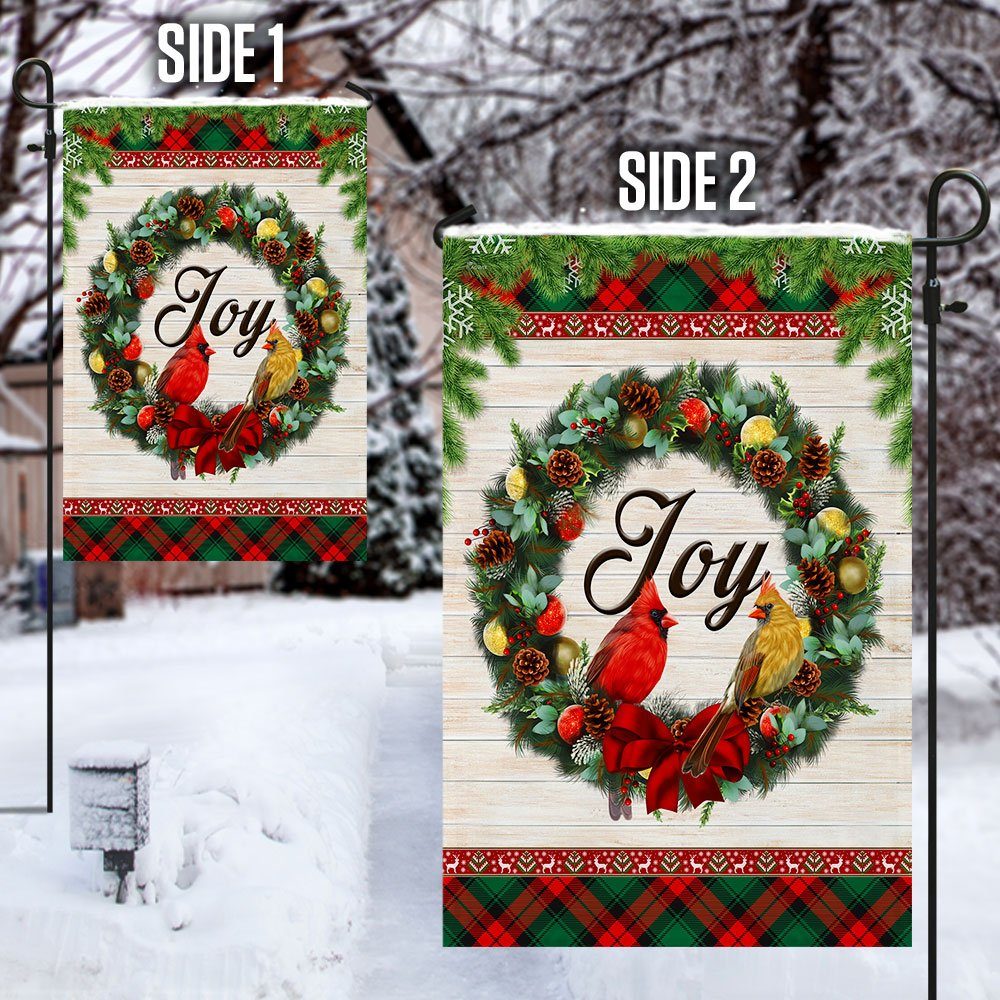 Cardinal Joy Christmas Flag QNN659F – Flagwix