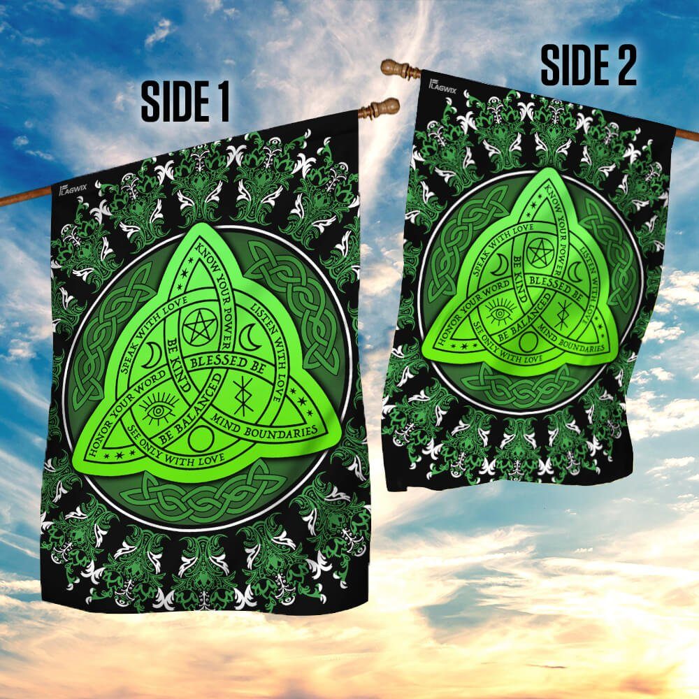 Celtic Triquetra Pagan Wicca Flag - Flagwix