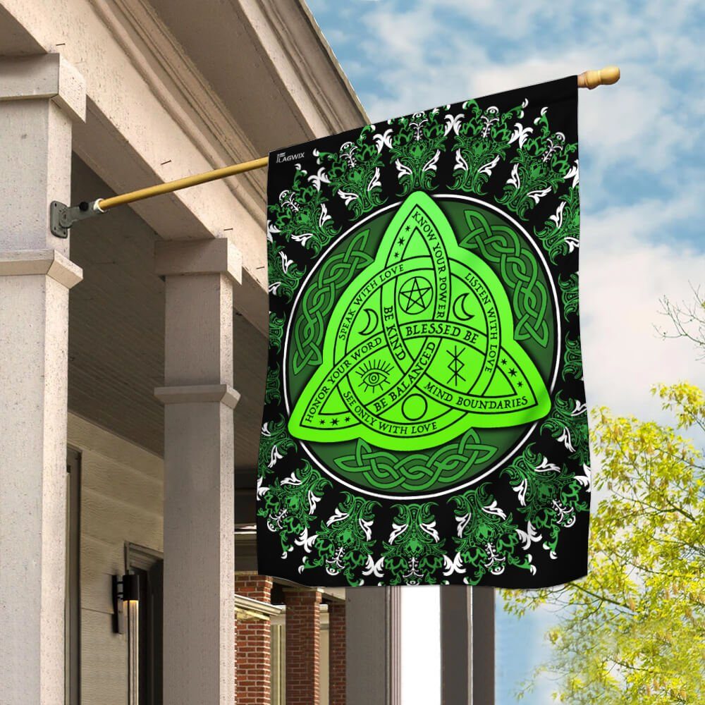 Celtic Triquetra Pagan Wicca Flag - Flagwix