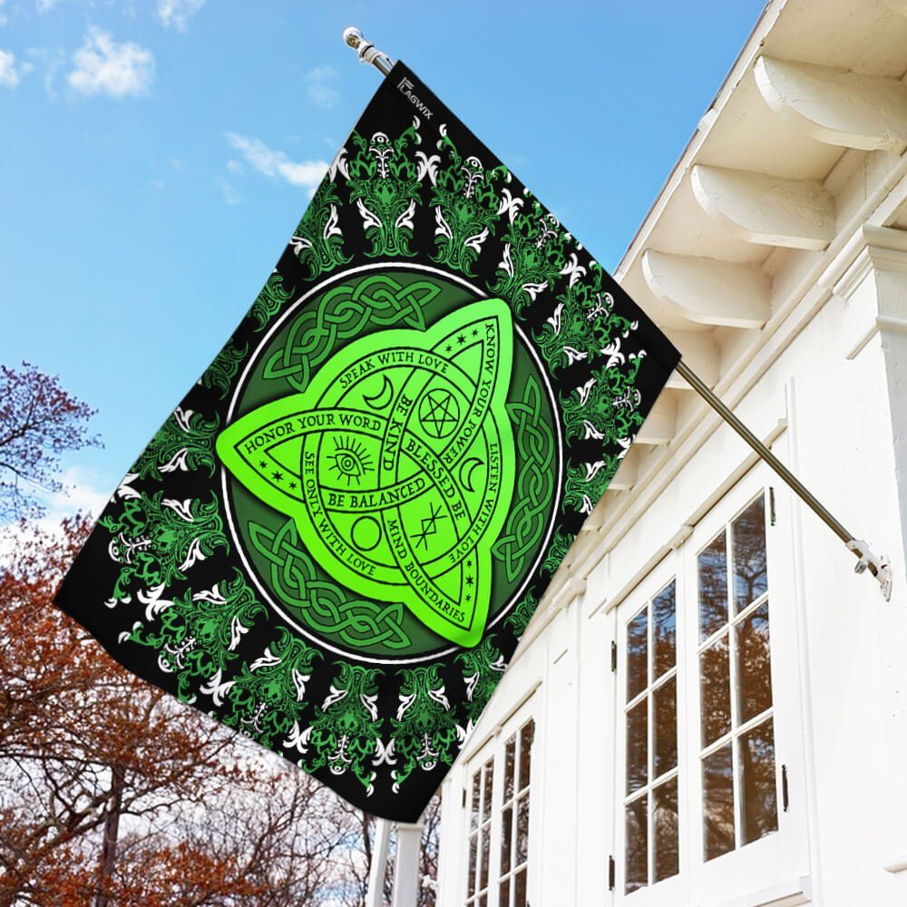 Celtic Triquetra Pagan Wicca Flag - Flagwix