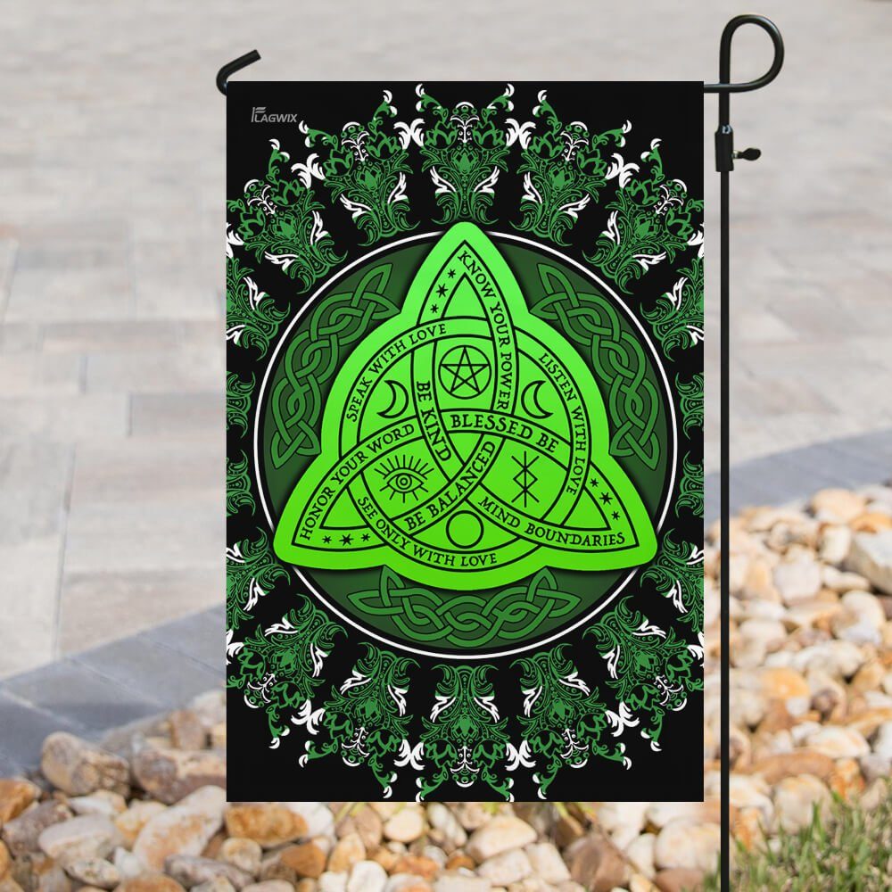 Celtic Triquetra Pagan Wicca Flag - Flagwix