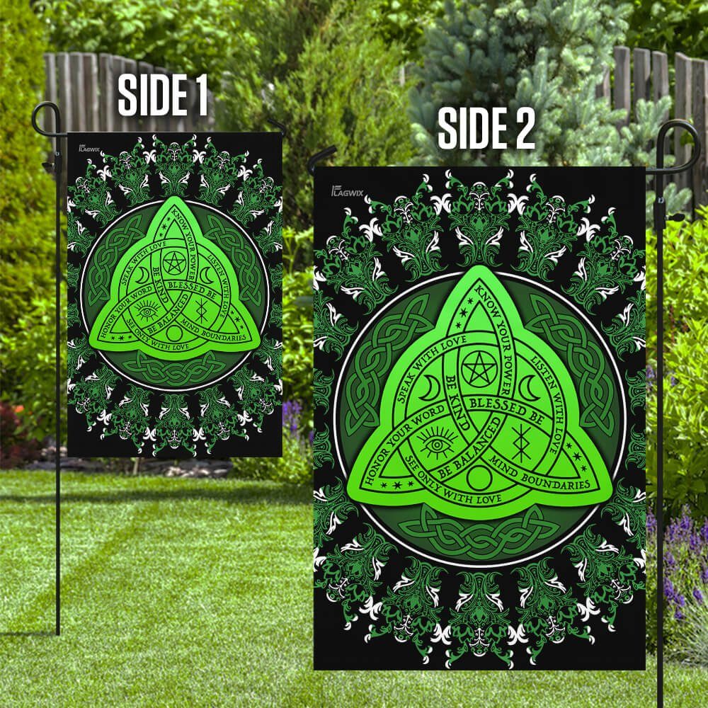 Celtic Triquetra Pagan Wicca Flag - Flagwix