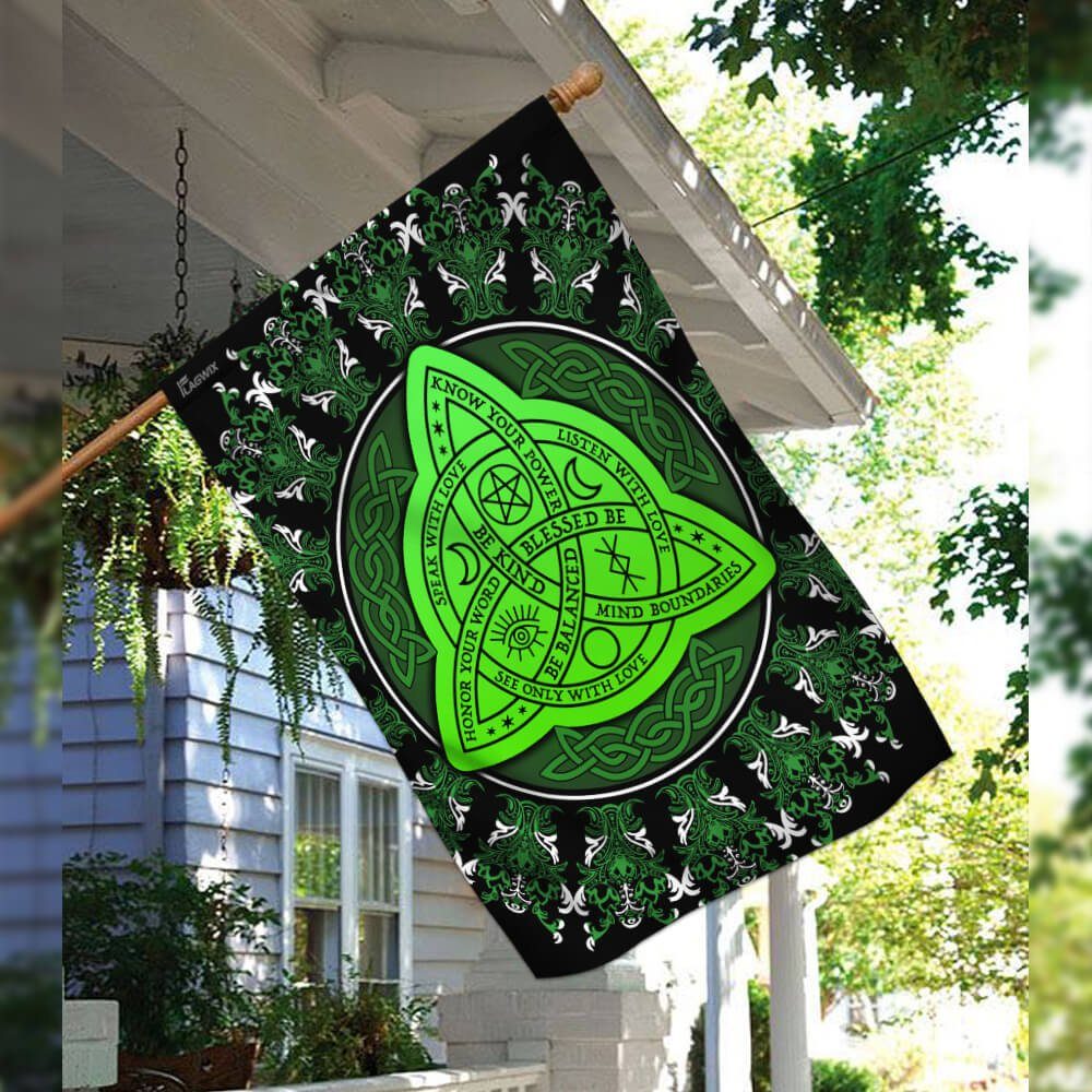Celtic Triquetra Pagan Wicca Flag - Flagwix
