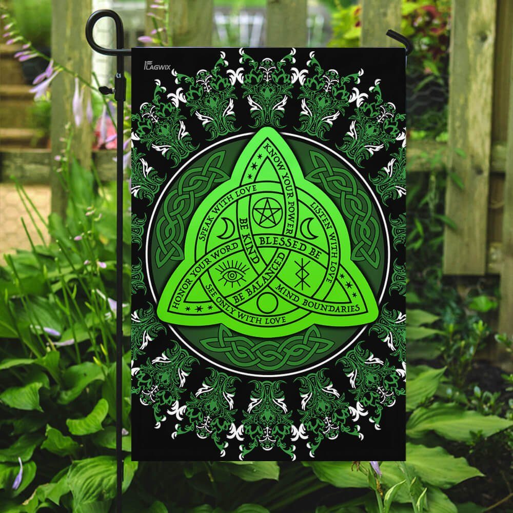 Celtic Triquetra Pagan Wicca Flag - Flagwix