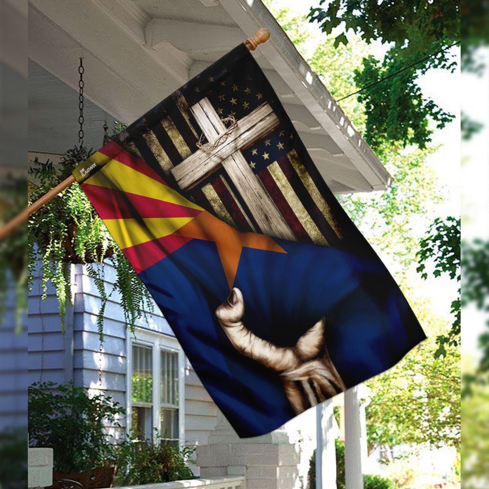 Christian Cross – Arizona Flag – Flagwix