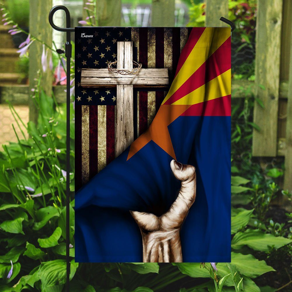 Christian Cross – Arizona Flag – Flagwix