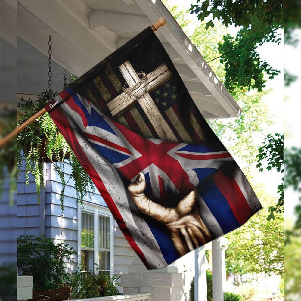 Christian Cross - Hawaii Flag - Flagwix