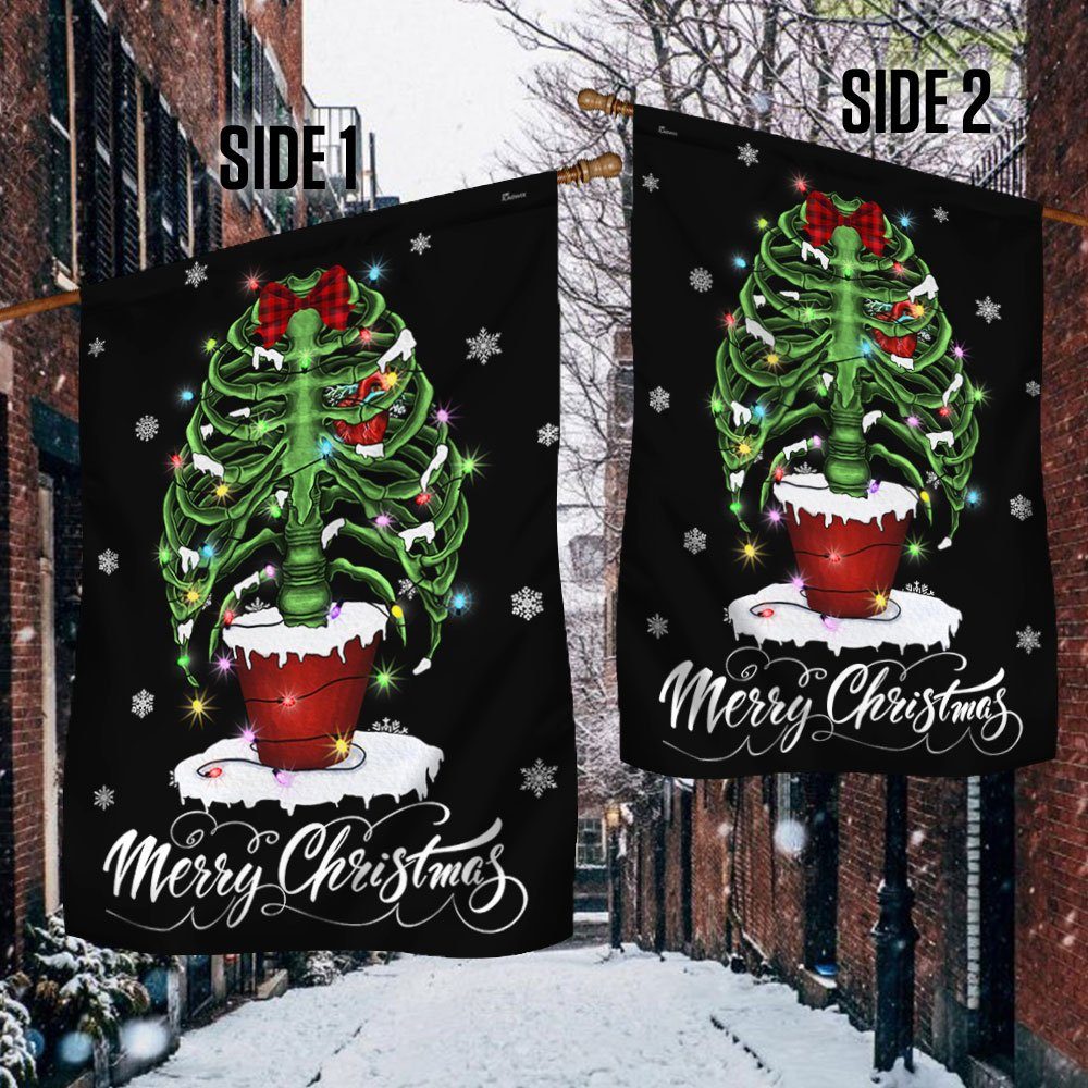 Christmas Bone Flag Bone Christmas Tree LNT752F - Flagwix