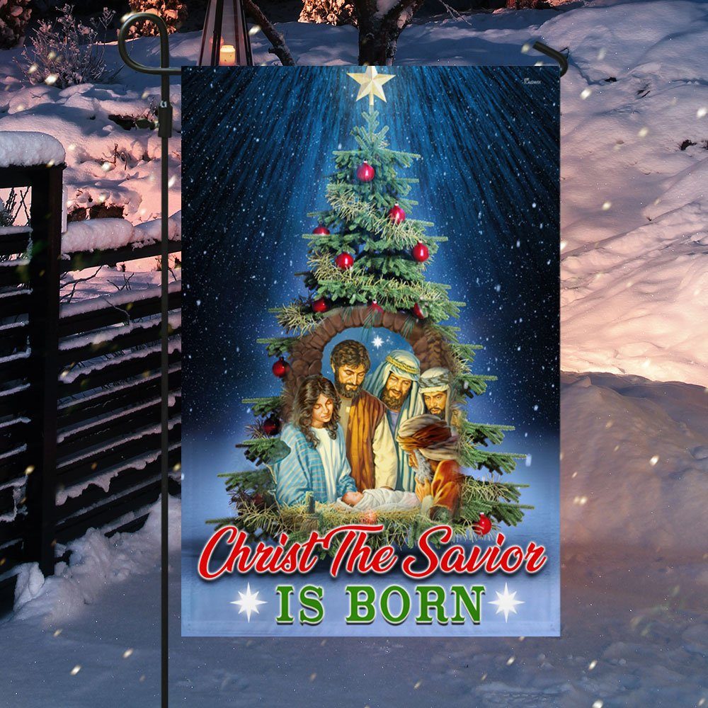 Christmas Nativity Flag O Holy Night Christ The Savior Is Born DDH2906F ...