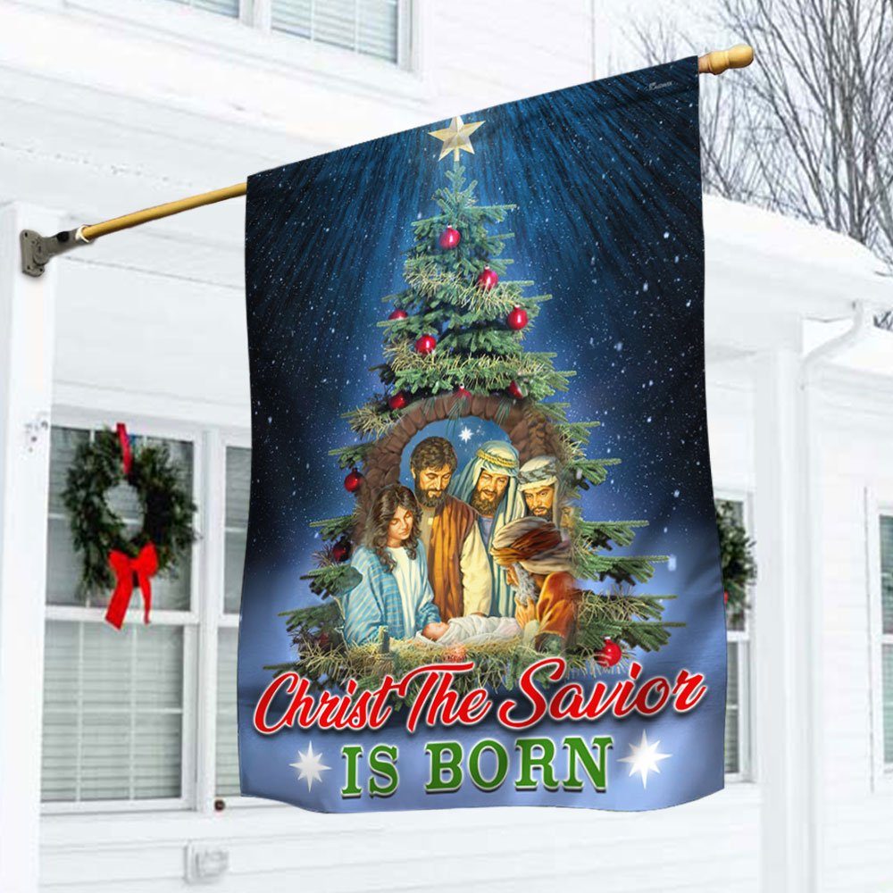 Christmas Nativity Flag O Holy Night Christ The Savior Is Born DDH2906F ...