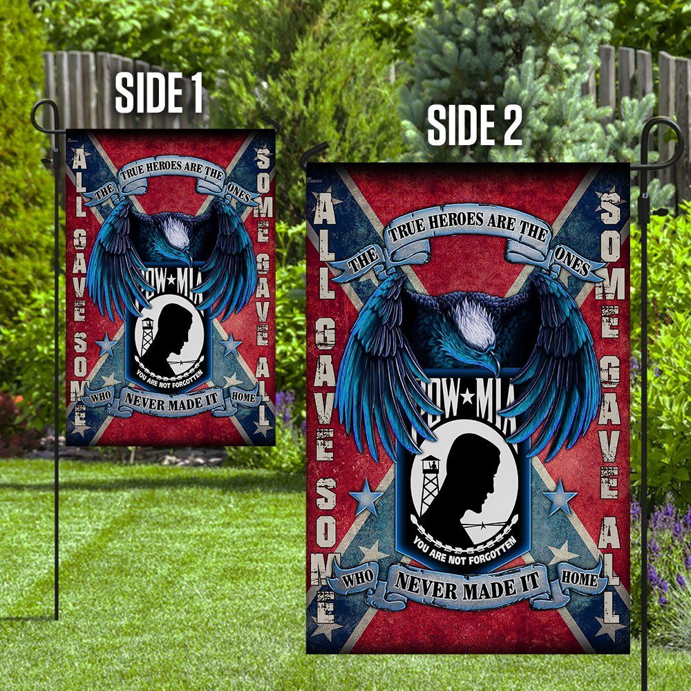 Confederate Pow Mia True Heroes, You Are Not Forgotten Flag - Flagwix