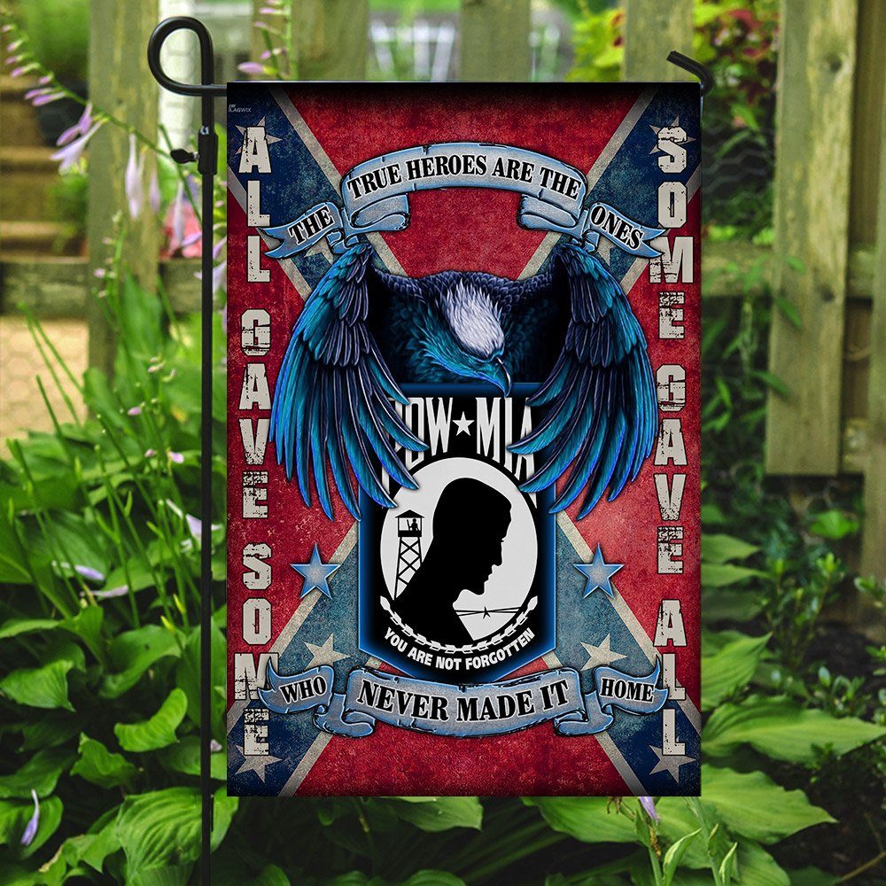 Confederate Pow Mia True Heroes, You Are Not Forgotten Flag - Flagwix