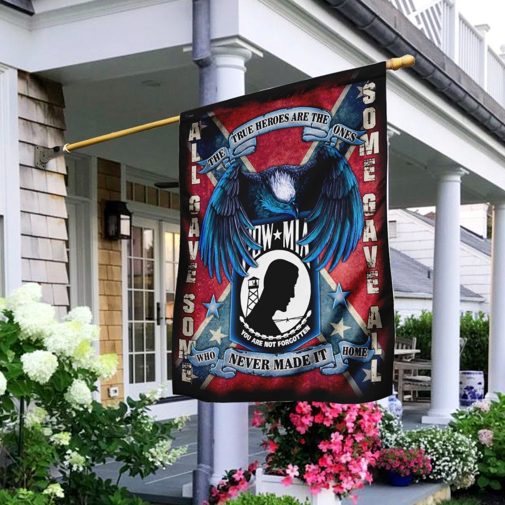 Confederate Pow Mia True Heroes, You Are Not Forgotten Flag - Flagwix