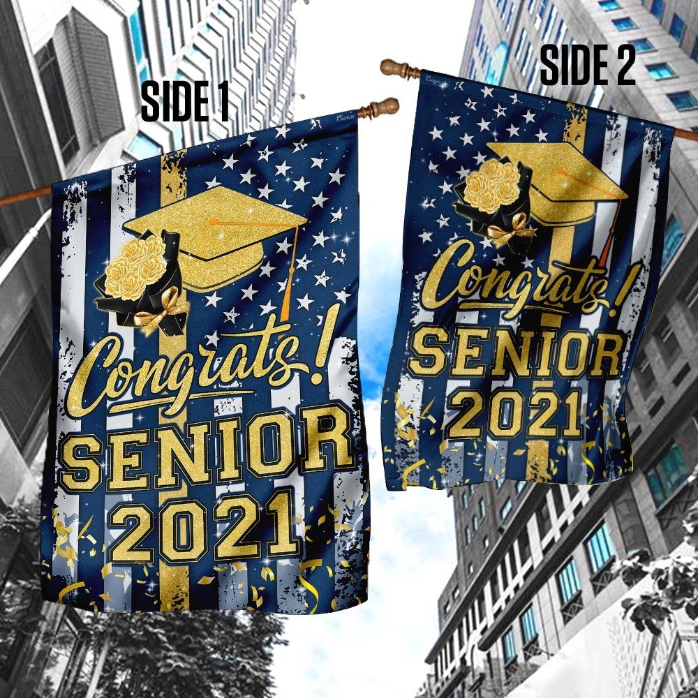 Congratulations Senior 2021 Flag - Flagwix