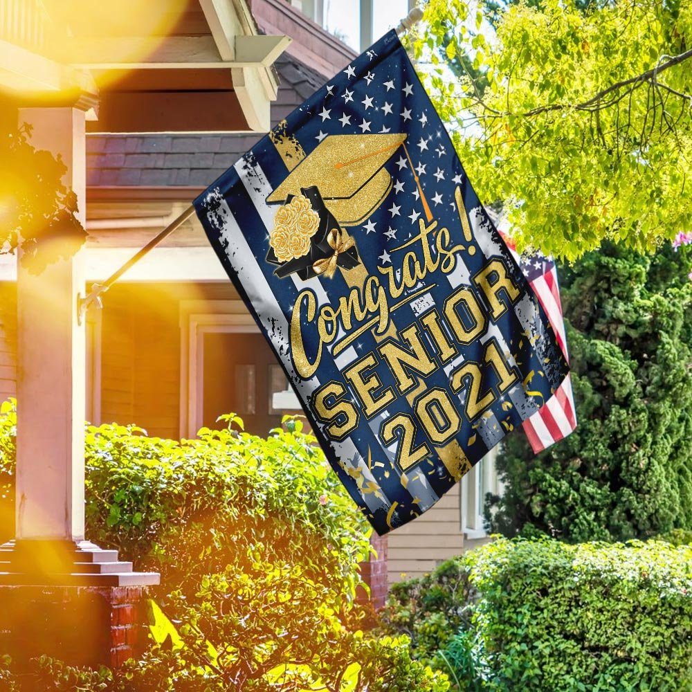 Congratulations Senior 2021 Flag - Flagwix